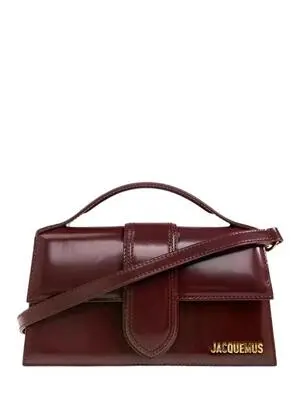 Jacquemus Jacquemus Large Le Bambino Leather Tote Bag Red