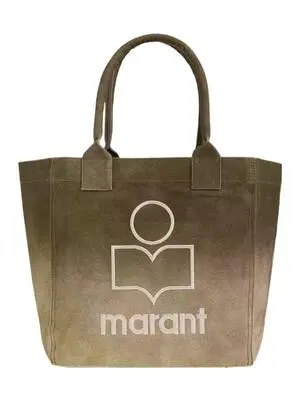 Isabel Marant Étoile Yenky Logo-embroidered Tote Bag - Green