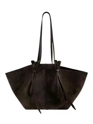 Yuzefi Large Mochi Suede Tote Bag - Brown