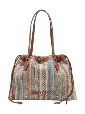 JIMMY CHOO Drawstring Tote Bag - Neutrals