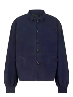 BLAZÉ MILANO Campin Suede Jacket - Blue