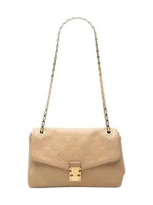 LOUIS VUITTON Monogram Empreinte Saint Germain Pm Shoulder Bag - Neutrals