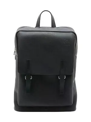 Loewe Leather Military Backpack - Black