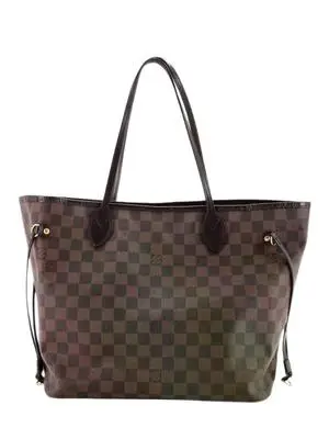 LOUIS VUITTON Damier Neverfull Mm Tote Bag - Brown