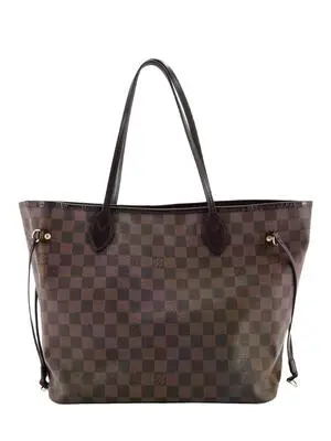 LOUIS VUITTON Damier Neverfull Mm Tote Bag - Brown