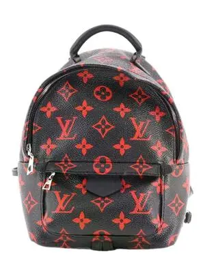 LOUIS VUITTON Palm Springs Limited Edition Monogram Infrarouge Mini Backpack - Red