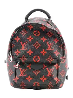 LOUIS VUITTON Palm Springs Limited Edition Monogram Infrarouge Mini Backpack - Red