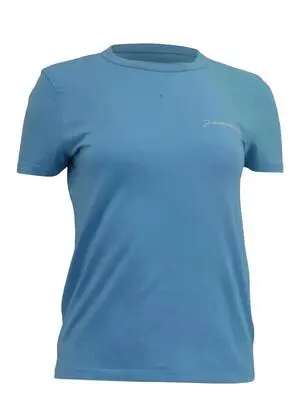 Jacquemus Embroidered Logo T-shirt - Blue
