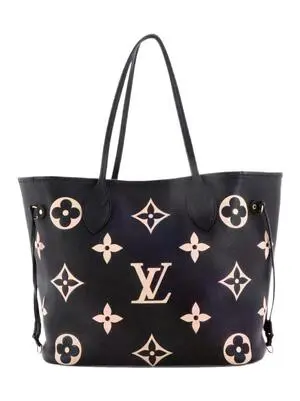 LOUIS VUITTON Monogram Empreinte Giant Mm Tote Bag - Black