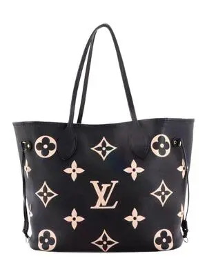 LOUIS VUITTON Monogram Empreinte Giant Mm Tote Bag - Black