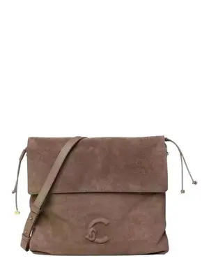 COCCINELLE Suede Shoulder Bag - Neutrals