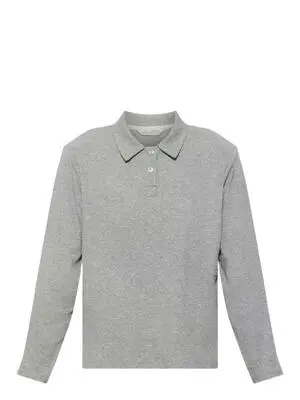 RETHINKIT STUDIOS Padded Shoulder Polo Shirt - Grey