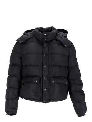 Prada Quilted Hooded Jacket - Black