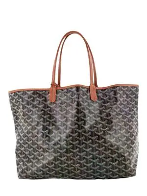 Goyard Saint Louis Printed Coated Canvas Tote Bag - Black