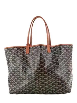 Goyard Saint Louis Printed Coated Canvas Tote Bag - Black