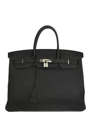 Hermès 2012 Birkin 40 Handbag - Black