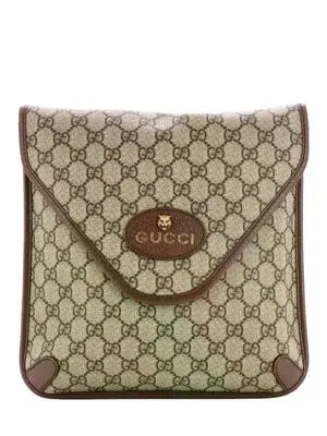 Gucci Ophidia Gg Coated Canvas Medium Messenger Bag - Brown