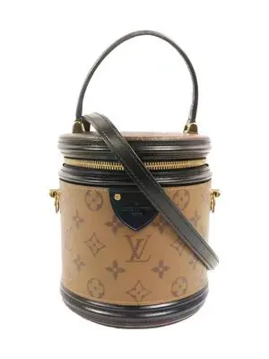 LOUIS VUITTON Louis Vuitton Monogram Reverse Cannes Shoulder Bag Neutrals