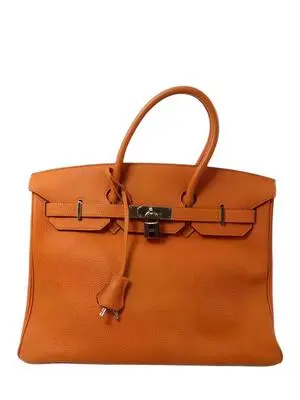 Hermès 35 Birkin Tote Bag - Orange