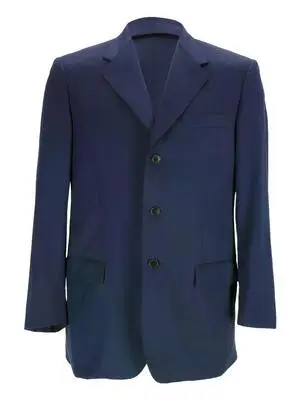 Balenciaga Single-breasted Blazer - Blue