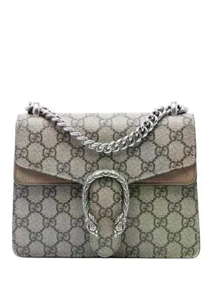 Gucci Gg Supreme Dionysus Crossbody Bag - Neutrals