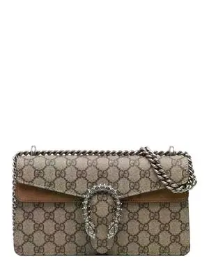 Gucci Gg Supreme Dionysus Crossbody Bag - Neutrals