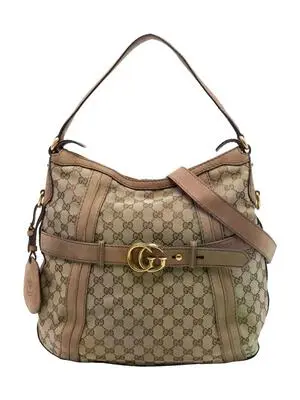 Gucci Gg Canvas Running Satchel - Neutrals