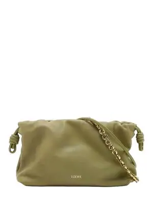 Loewe Flamenco Leather Purse Satchel - Green