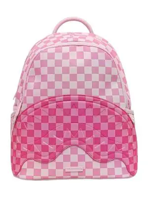 SPRAYGROUND Shark Chequered Backpack - Pink