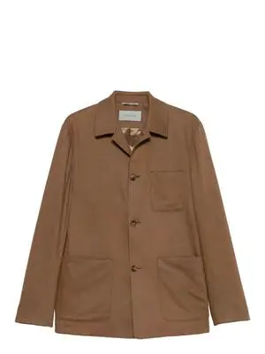 Canali Patch-pocket Jacket - Brown