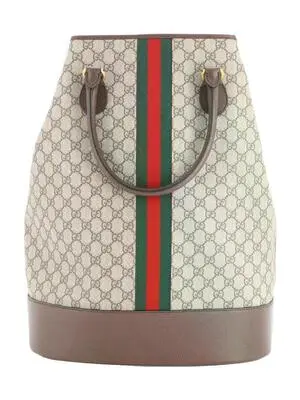 Gucci Ophidia Duffle Gg Coated Canvas Tote Bag - Brown