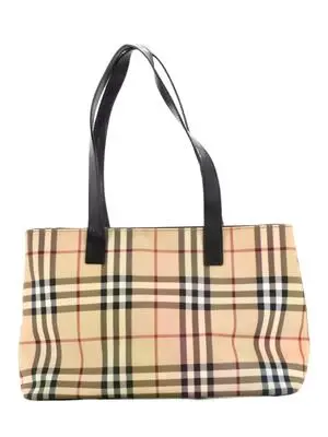 Burberry House Check Canvas Tote Bag - Neutrals