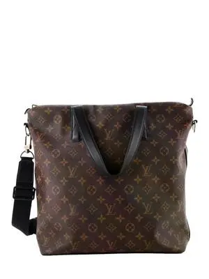 LOUIS VUITTON Macassar Monogram Canvas Tote Bag - Brown
