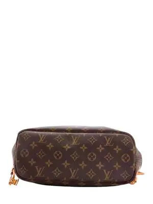 LOUIS VUITTON Neverfull Nm Monogram Canvas Pm Tote Bag - Brown