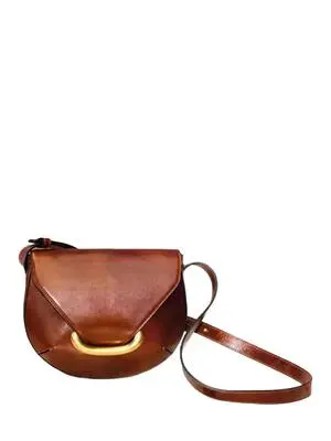 WANDLER Veneto Calf Leather Crossbody Bag - Brown