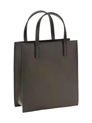 HIDESINS Logo Detail Handbag - Brown