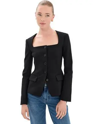 Simkhai Marlowe U-neck Jacket - Black