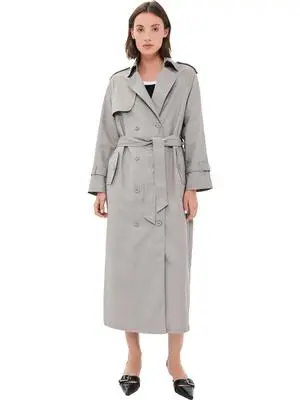 Lioness Penny Trench Coat - Ash