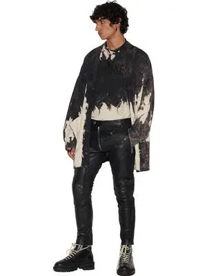 Dsquared2 Multizip Sexy Biker Pants - Black