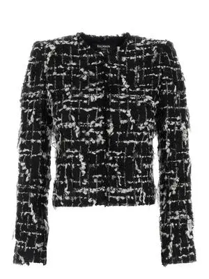 BALMAIN BALMAIN Two-Tone Tweed Blazer