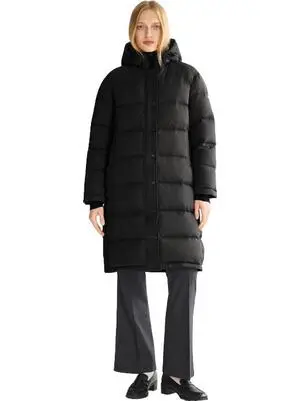 OROLAY Puff-o® Mid-length Down Puffer Jacket - Black