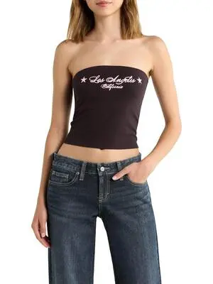 PACSUN Crop Tube Top - Black