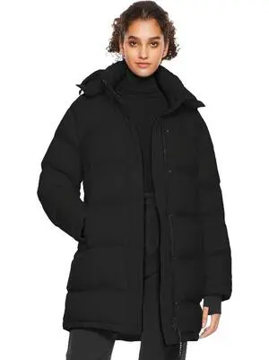 OROLAY Puff-o® Hip-length Down Puffer Jacket - Black