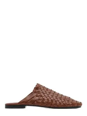ST. AGNI Bunto Woven Loafer - Chestnut