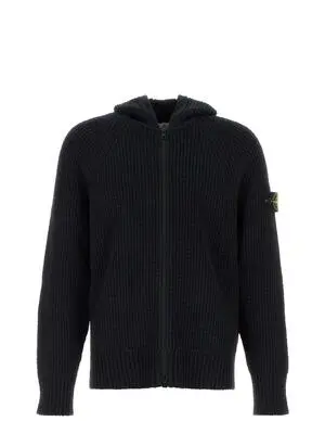 Stone Island Midnight Cotton Blend Sweatshirt - Blue