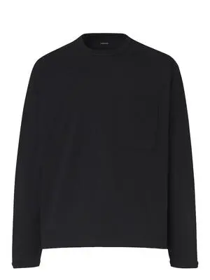 LEMAIRE Cotton Jersey T-shirt - Black