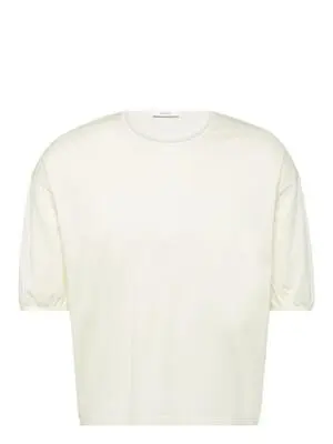 LEMAIRE Cotton Jersey T-shirt - Yellow