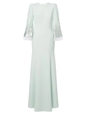 Jenny Packham Anita Embellished Gown - Blue