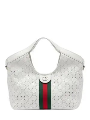 GUCCI Gucci Giglio Small Leather Tote Bag
