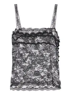 Saint Laurent Lace Camisole - Black